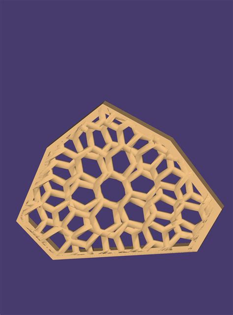 Archivo Stl Base Hexagonal Para Modelos Dentales Hexagonal Base For