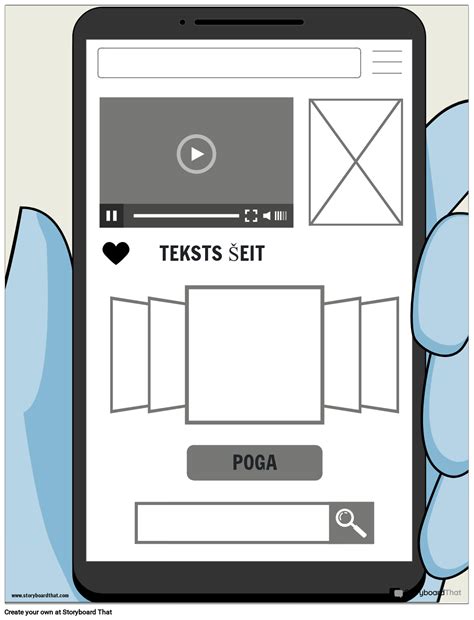 Ux Wireframe 2 Storyboard Por Lv Examples