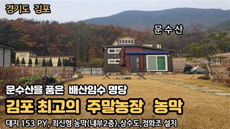 강추 강과 산이 보이는 김포최고의 주말농장 및 농막 팬션보다 더좋아요 Youtube