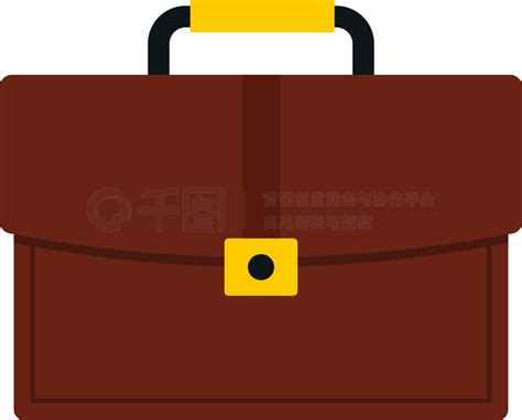 白色免抠元素 布朗企业公文包在白色背景传染媒介例证隔绝的象舱内甲板孤立的棕色商务公文包图标 素材免费下载 1500像素 Eps格式 编号