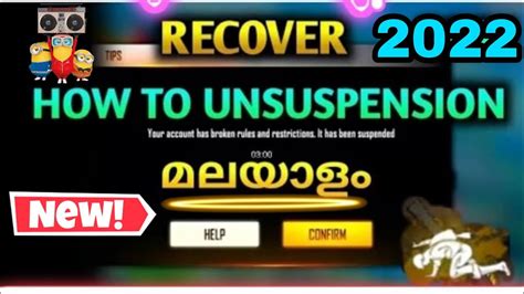 HOW TO RECOVER SUSPENDED ACCOUNT IN MALAYALAM YouTube