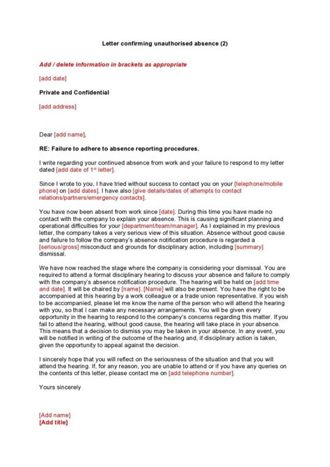 43 Free Leave Of Absence Letters Work And School Templatelab