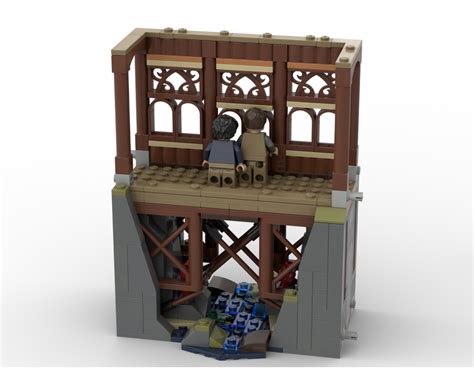 Lego Moc Hp Modular The Wooden Bridge By Gobsmack Rebrickable