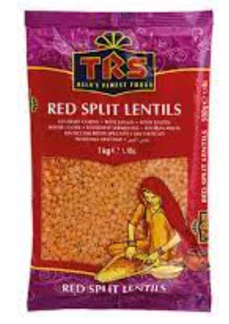 Trs Red Split Lentils 1kg Indianmarket