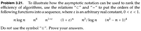 Solved Problem To Illustrate How The Asymptotic Chegg