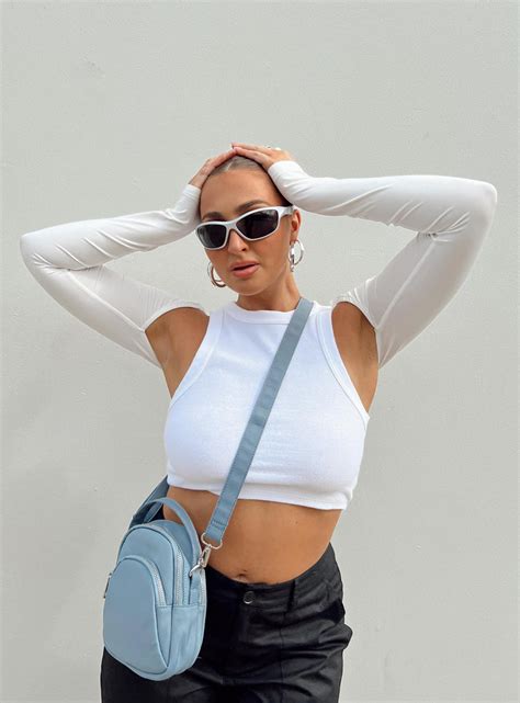 Kiora Bolero Top White Princess Polly Usa