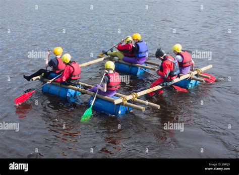 Homemade Raft Hi Res Stock Photography And Images Alamy