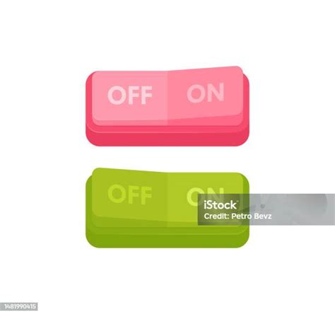 Activez Ou Désactivez Le Jeu De Boutons Bouton Dactivation Ou Darrêt