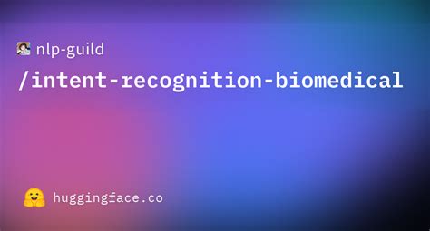 Nlp Guild Intent Recognition Biomedical At Main