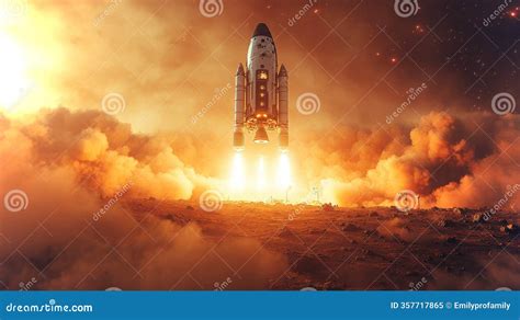 Spacecraft Approaches Martian Surface During Atmospheric Descent In High Resolution Visuals