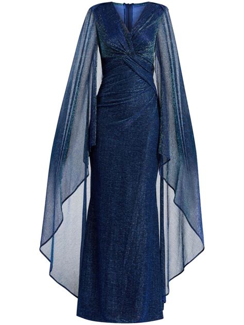 Talbot Runhof Vestido Longo Detalhe De Nó Farfetch in 2024