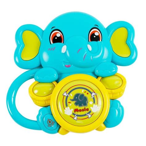 Brinquedo Bichinhos Teclas Musicais Havan Toys Elefante Hbr0536