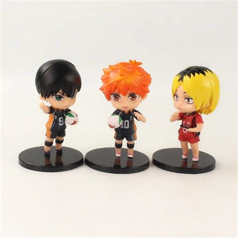 Anime Haikyuu Action Figure Big Head Kenma Hinata Shoyo Tobio Koushi