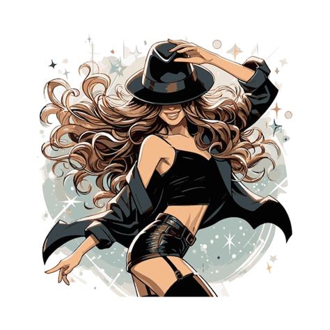 Premium Vector Dancing Girl 7101 Print