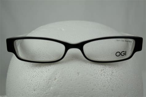 Ogi Heritage Eyeglasses Designer Frames Womens 48 15 135 Black