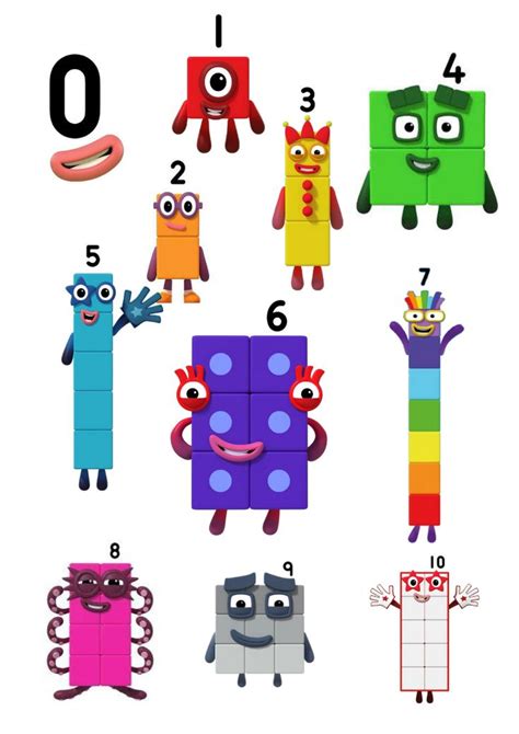 Numberblocks 0 10 Block Birthday Block Birthday Party Blocks Preschool