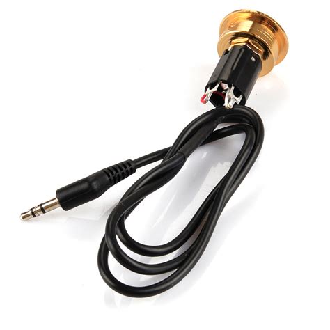 With Cord And Plug Jack Socket For Acoustic Guitar Pickup Stereo End Pin