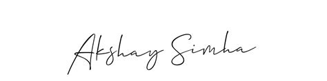 92 Akshay Simha Name Signature Style Ideas Get Esign