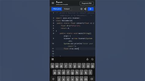 Celcius To Farhenite In Java 😍😍 Code Java Code Youtube