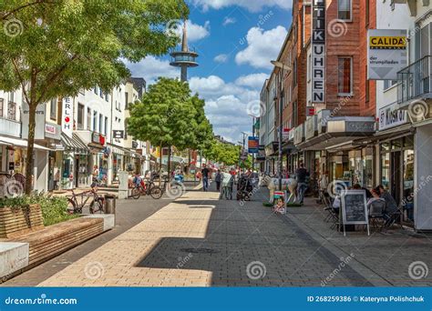 WESEL, GERMANY - May 19th, 2022: Streets of Wesel, the Town in ...