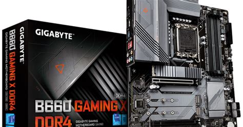 GIGABYTE B660 GAMING X AX DDR4 B660 Intel LGA 1700 ATX Motherboard ...