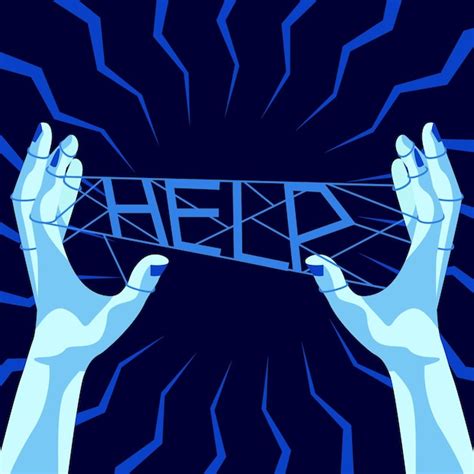 Premium Vector Hand With Strings Asking For Help