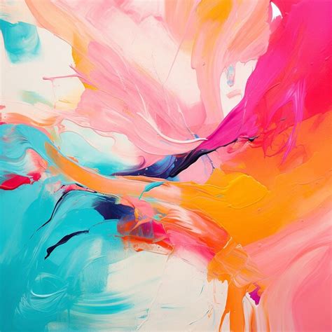 Premium Photo Expressive Watercolor Abstraction