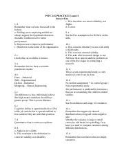 Practice Exam 1 Answer Key Docx PSYC 245 PRACTICE Exam 1 Answer Key