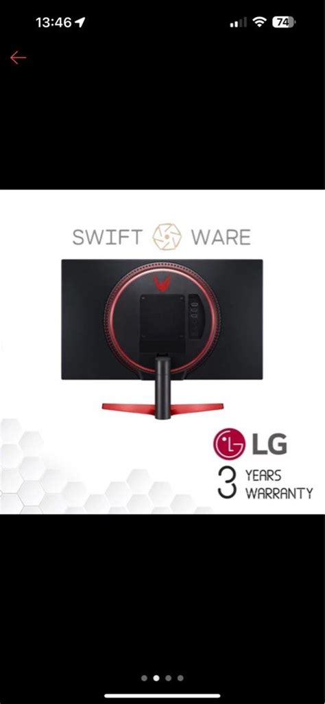 LG Ultragear Inch Gaming Monitor Computers Tech Parts Accessories Monitor Screens On