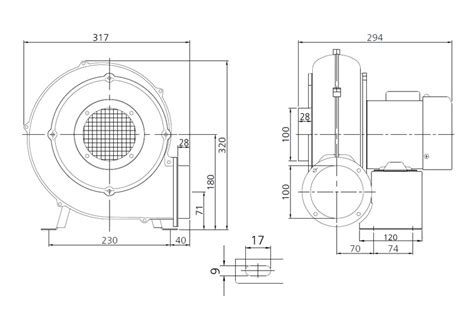 고압 Al 송풍기 Kb 250s 송풍기 동부산업