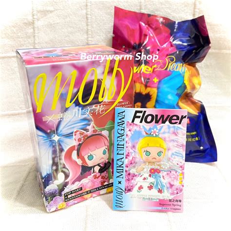 全新 正版 現貨 內袋未拆 Popmart 泡泡瑪特 Molly 蜷川實花 花 瞬間幻象 盲盒 確認款 花之嚮導 蝦皮購物