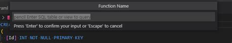 Sql Bindings Choosing To Manually Enter Table Name Has Incorrect Info