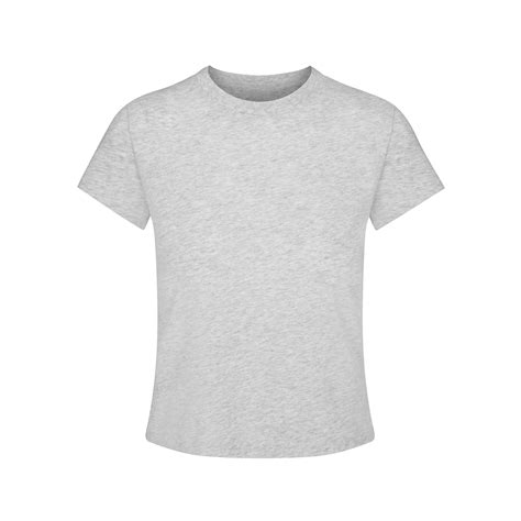 Relaxed Tees Shrunken T Shirt Light Heather Grey