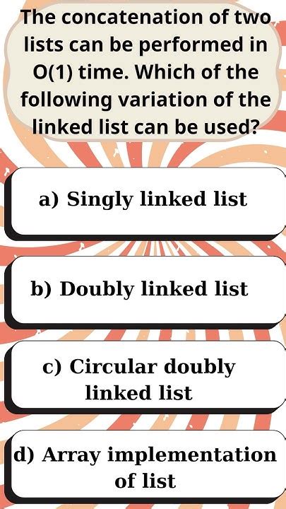1000 Data Structure Multiple Choice Questions Question 82 Youtube