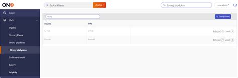 list of static pages one b2b