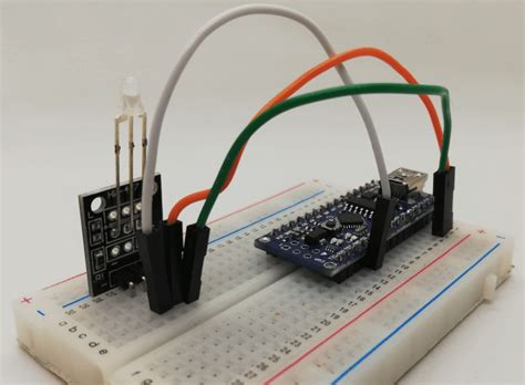 Arduino Lektion 99 Dual Color rot grün LED HW 477 KY 029 Technik Blog
