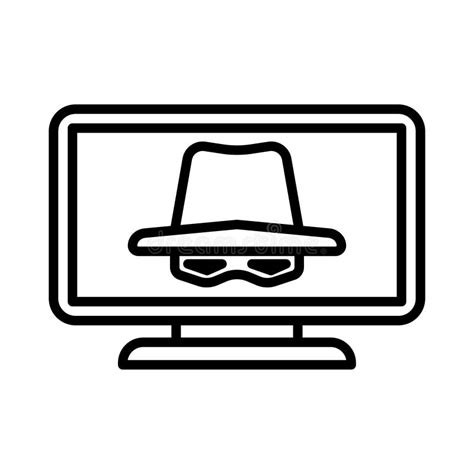 Hacker Icon Vector Design Template Basic Rgb Stock Illustration Illustration Of Agent