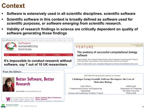 Software Engineering Of Scientific Software Pptx Computer Software