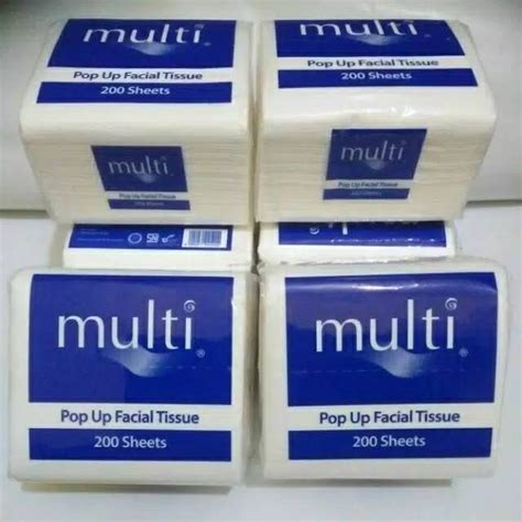 Jual Tisu Multi Pop Up Facial Tissue 200 Sheets 2 Ply Tisu Wajah Multi
