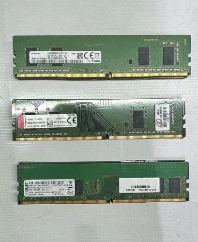 memorias ddr4 de 4gb frequências e marcas variadas para pc