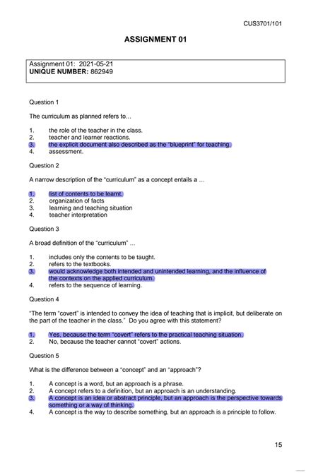 CUS3701 Assignment 3 Memo: Enhancing Curriculum Delivery Strategies ...