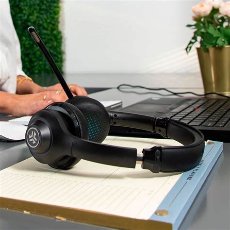Jlab Go Work Wireless And Wired On Ear Headset Black Hbgoworkrblk4 Best Buy
