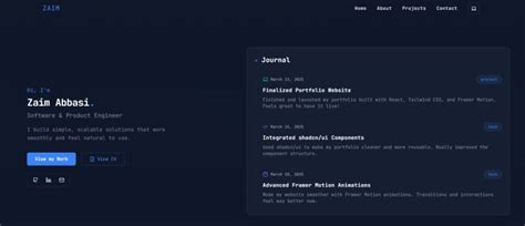 portfoliolaunch react tailwindcss softwareengineering careergrowth