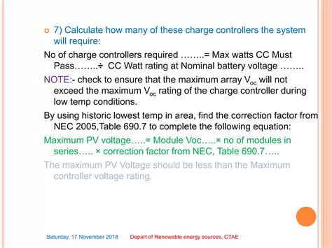 Photovoltaic Modules Sizing Of Pv System PPTX Chemistry Science