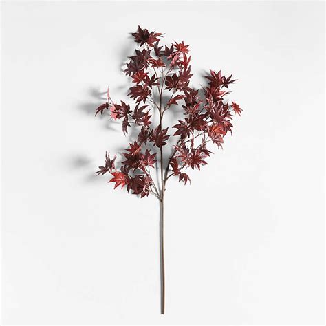 Faux Red Japanese Maple Stem 60 Reviews Crate And Barrel