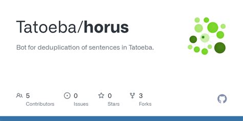 Github Tatoebahorus Bot For Deduplication Of Sentences In Tatoeba