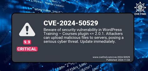 Cve 2024 50529 Critical Unrestricted Upload Of File With Dangerous Type Vulnerability In