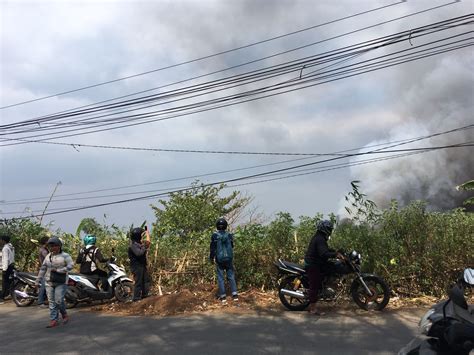Polisi Amankan TPA Jatibarang Semarang Yang Terbakar Potensi Bahaya