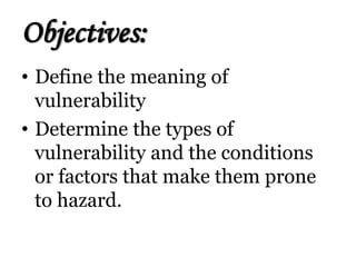 Vulnerability.pptx | Environment | Science
