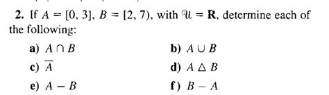solved 2 if a [0 3 b [2 7 with u r determine